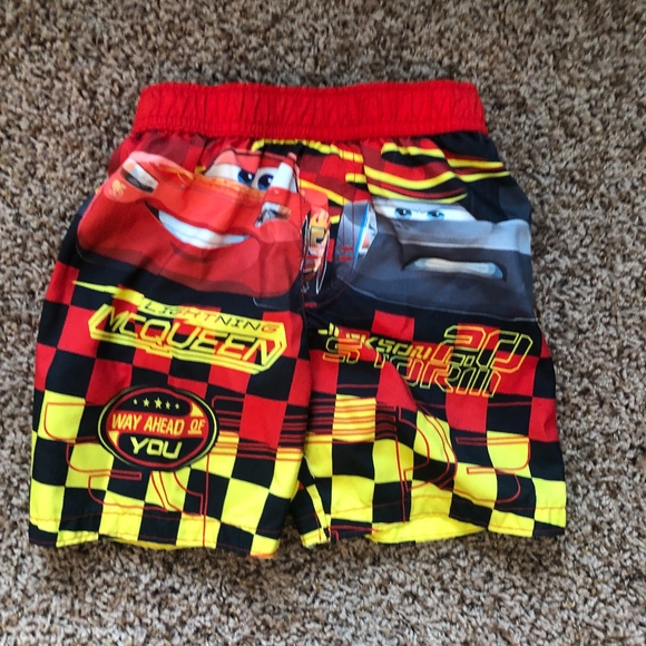 Disney | Swim | Cars Disney Lightning Mcqueen Swim Trunks 2t | Poshmark